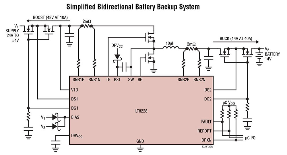 LT8228 Bidirectional Controllers - Analog Devices | DigiKey