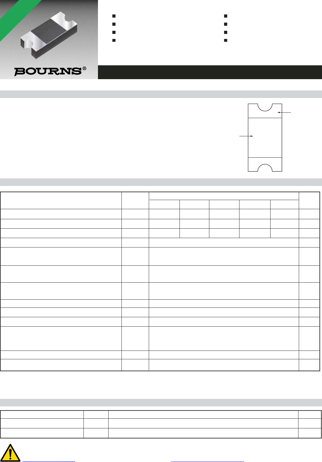 CD1408-F1 Series Datasheet by Bourns Inc. | Digi-Key Electronics