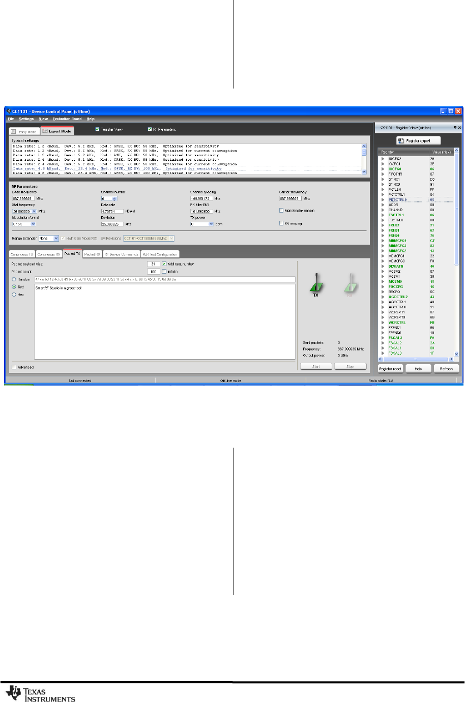 CC1101 Datasheet by Texas Instruments | Digi-Key Electronics