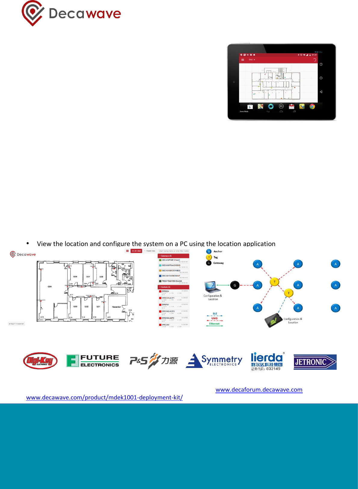 Qorvo의 MDEK1001 Brief 규격서 | DigiKey