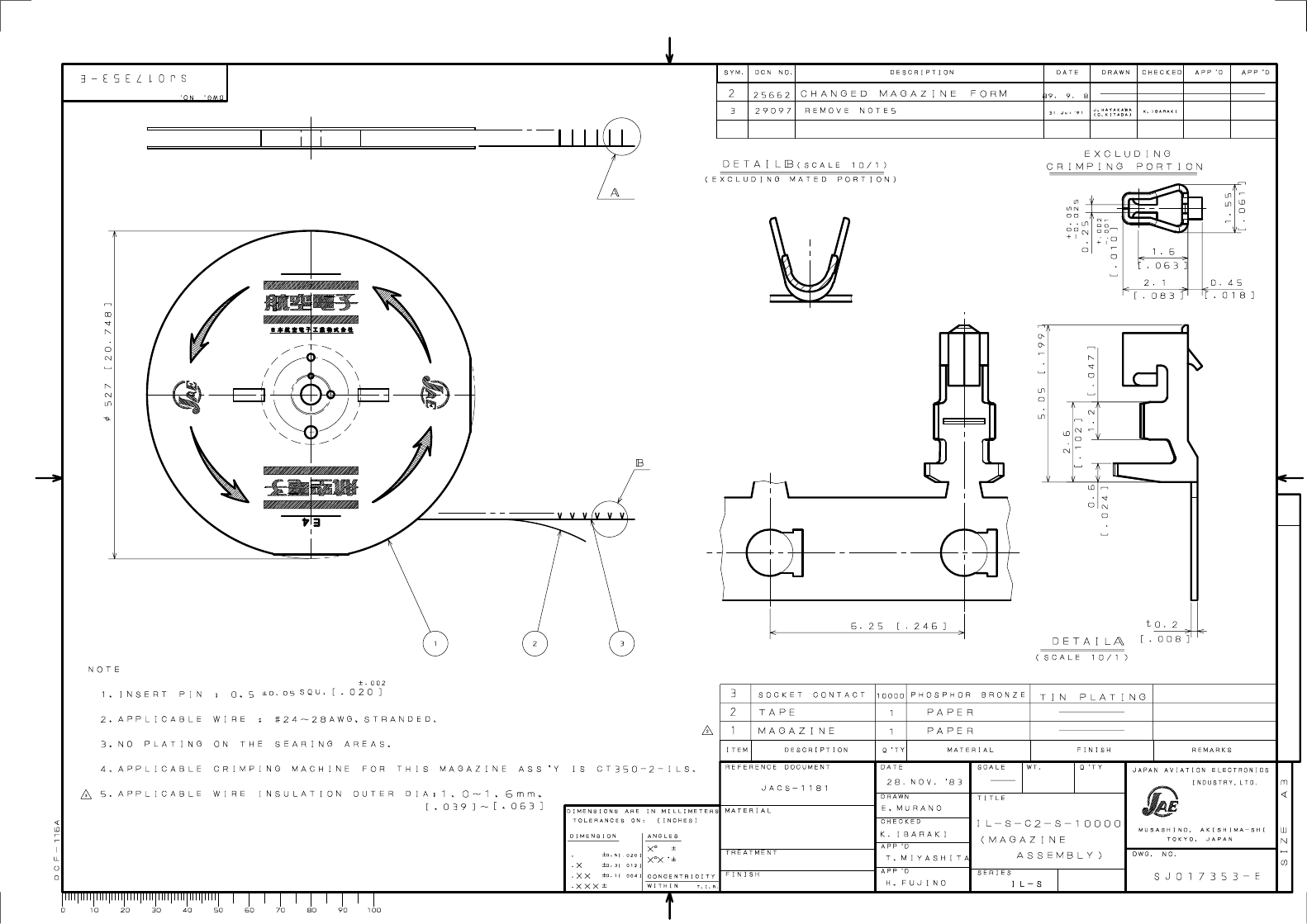 IL-S-C2-S-10000 Drawing Datasheet by JAE Electronics | Digi-Key Electronics