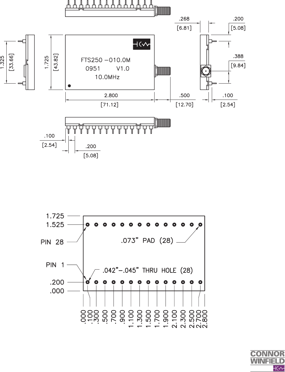 FTS250 125 Series Datasheet by Connor-Winfield | Digi-Key Electronics